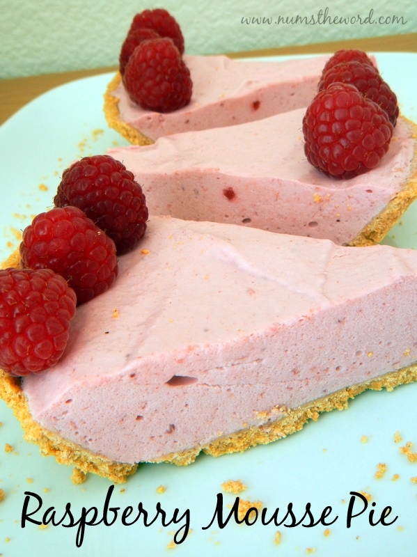 Raspberry Mousse Pie - Num's the Word
