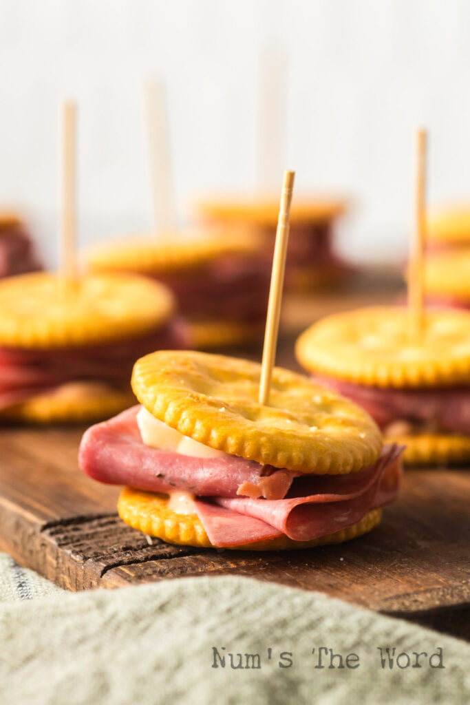 Corned Beef Cracker Sliders - Num's the Word
