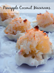 Pineapple Coconut Macaroons - Num's the Word