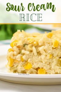 Sour Cream Rice - Num's the Word