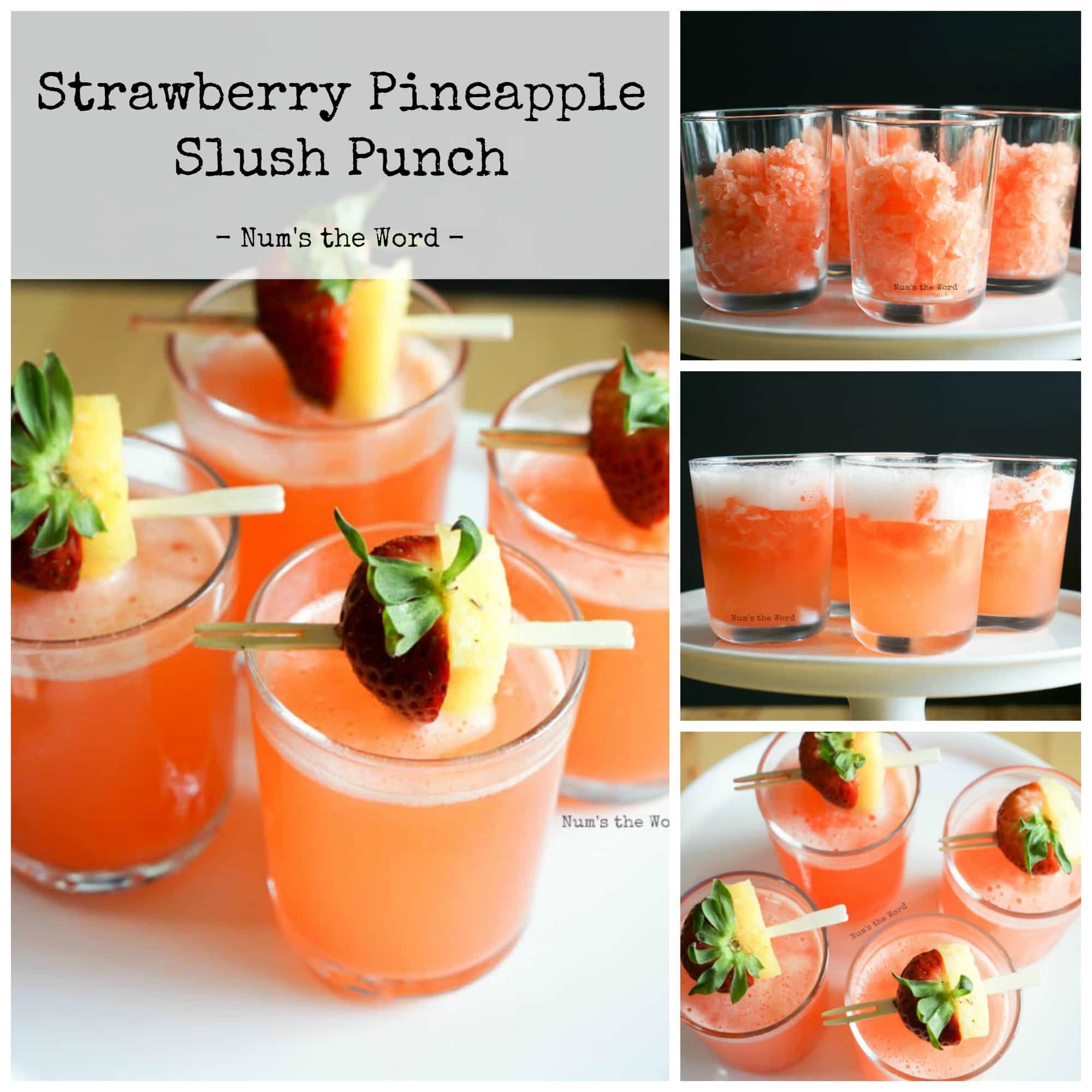 Non Alcoholic Strawberry Pineapple Punch - Num's the Word