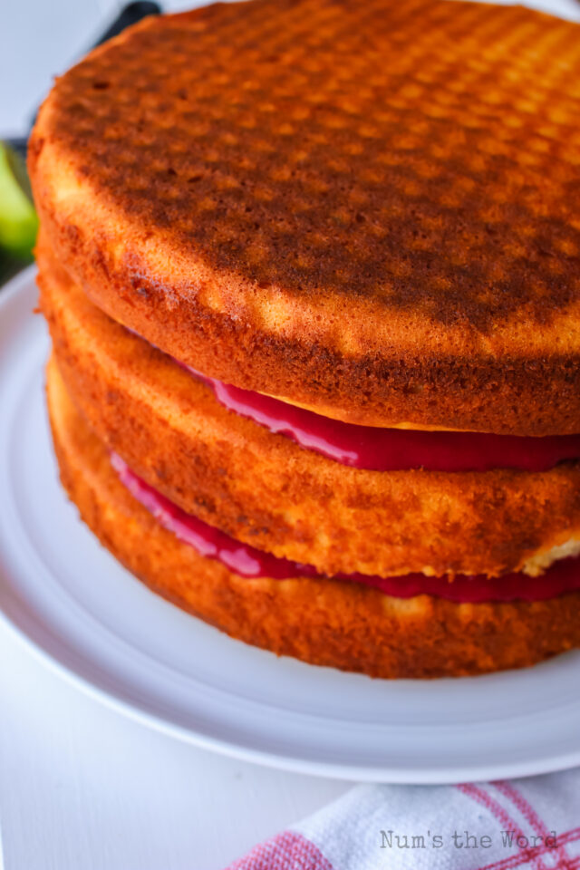 Raspberry Lime Cake - Num's the Word