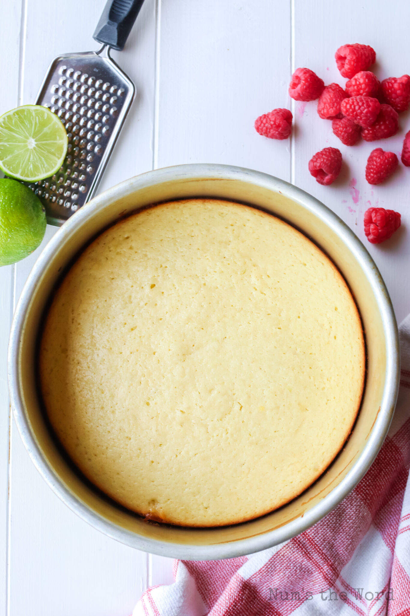 Raspberry Lime Cake - Num's the Word