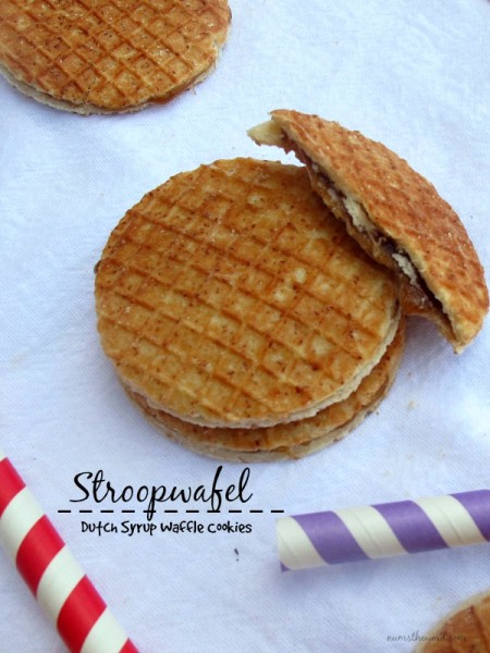 Stroopwafel {Dutch Syrup Waffle Cookies} - Num's the Word