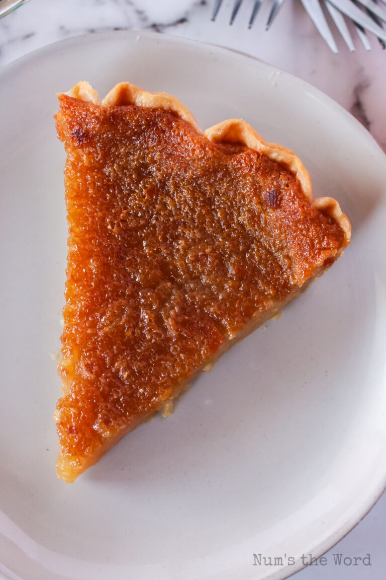 Maple Syrup Pie - Num's the Word