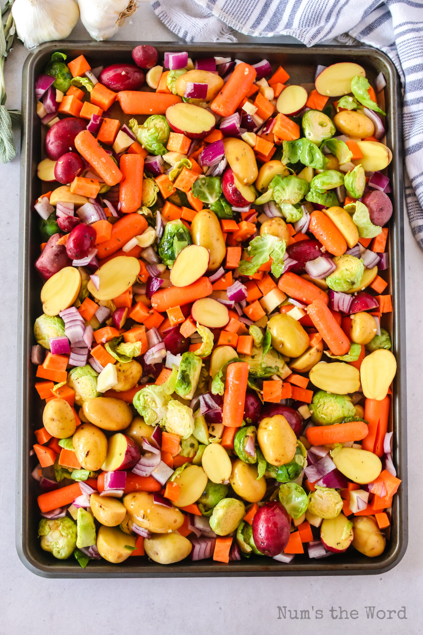 Roasted Winter Vegetables - Num's the Word
