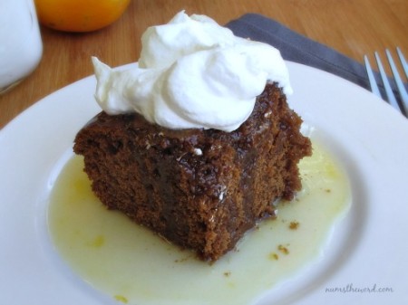 Gingerbread with Orange Sauce - Num's the Word