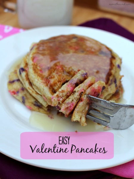 Easy Valentine Pancakes - Num's the Word