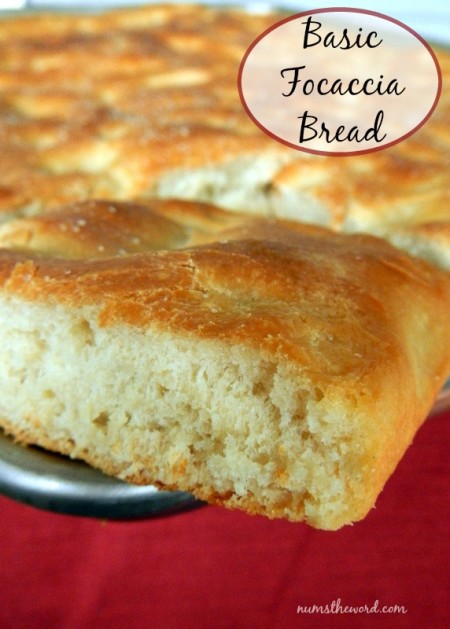 Basic Focaccia Bread - Num's the Word