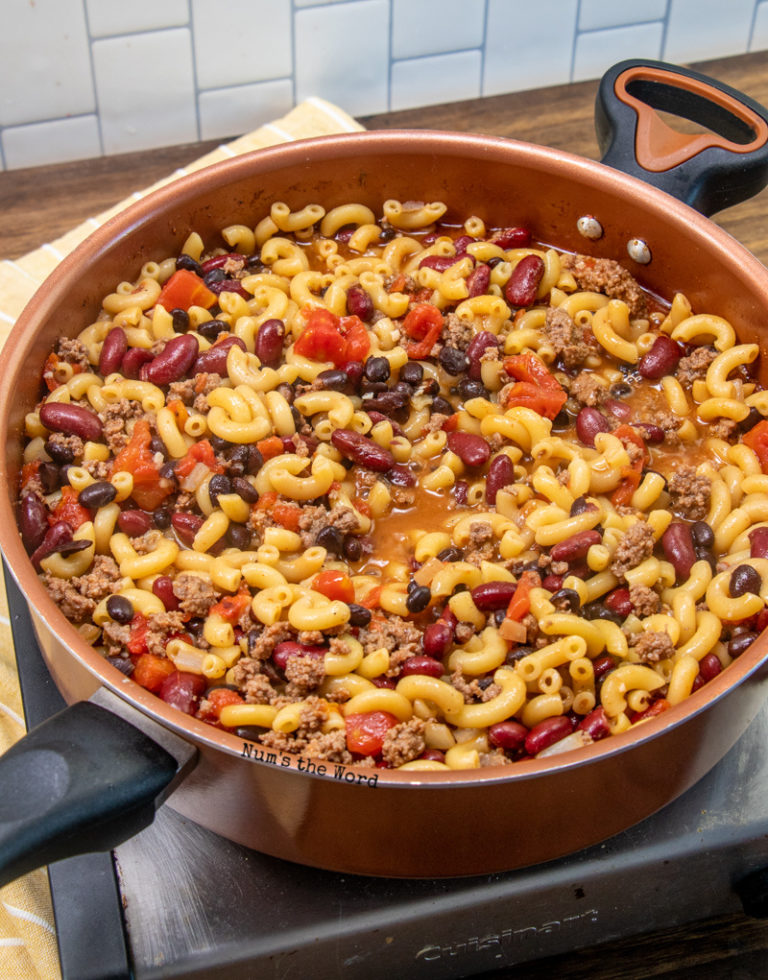 One Pot Chili Mac - Num's the Word