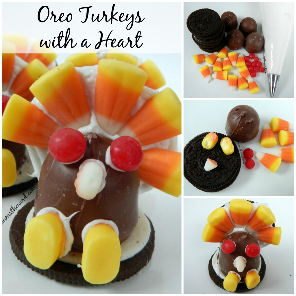 Oreo Turkeys with a Heart - Num's the Word