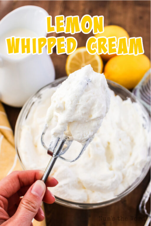 Lemon Whipped Cream - Num's the Word