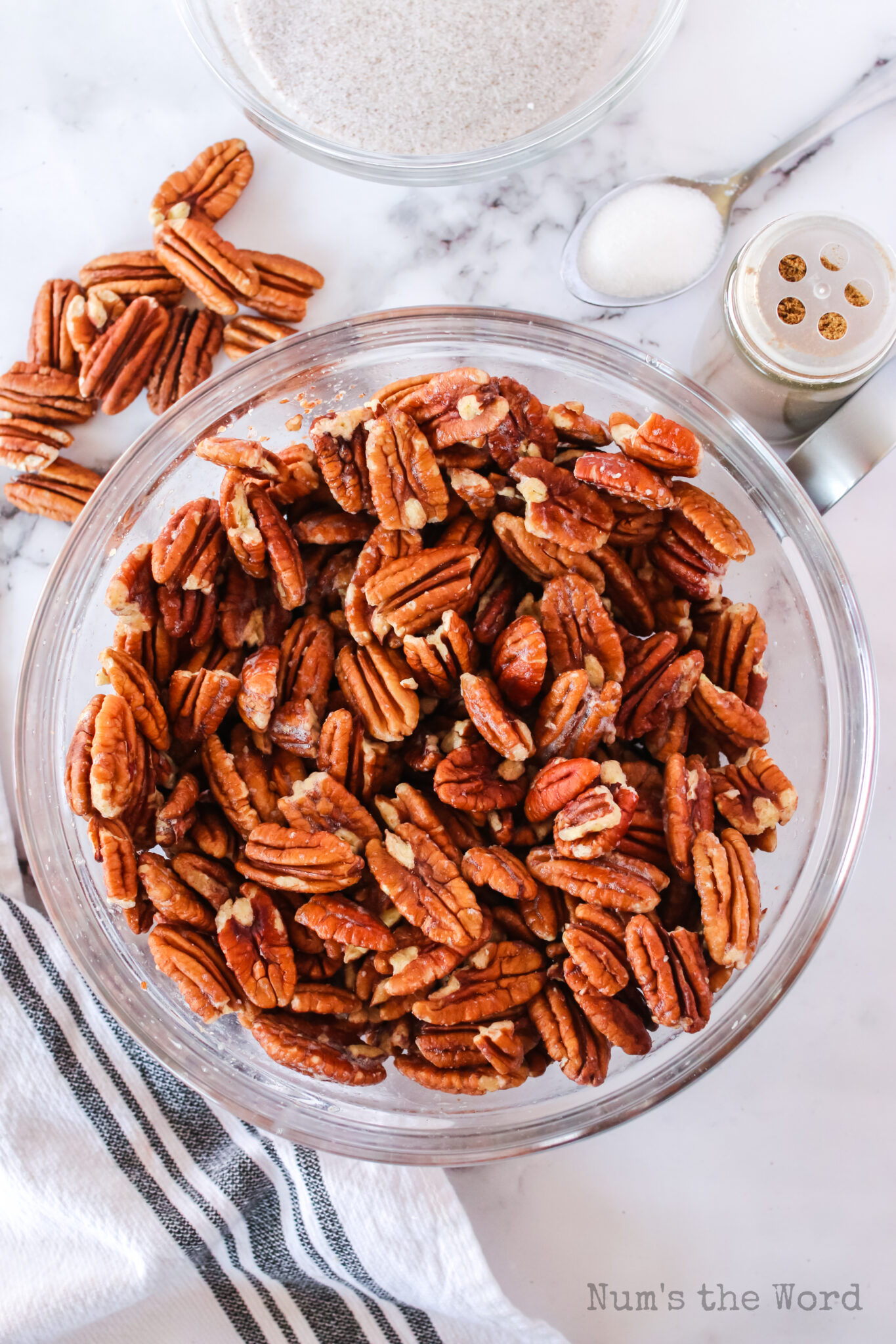 Cinnamon Sugar Pecans - Num's the Word