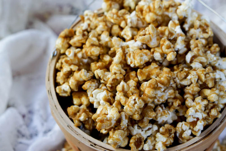 Coconut Caramel Corn - Num's the Word