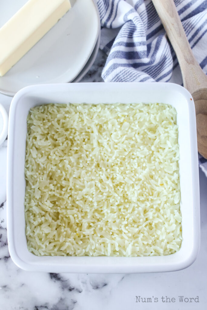 Oven Baked Rice - Num's the Word