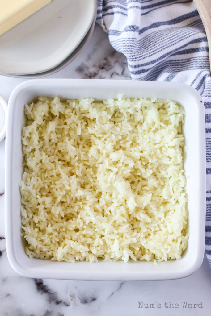 Oven Baked Rice - Num's the Word