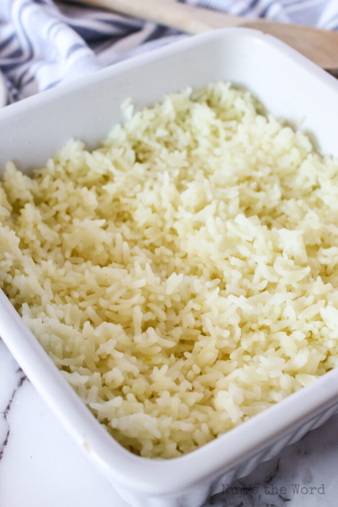 Oven Baked Rice - Num's the Word