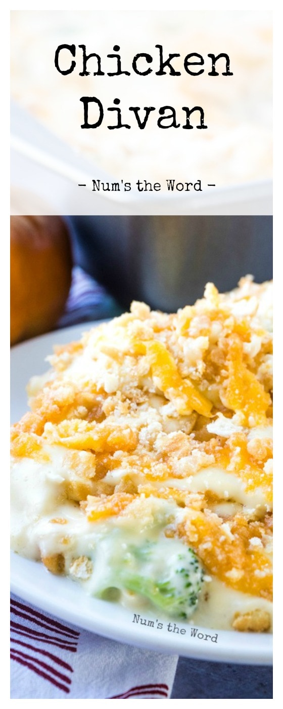 Chicken Broccoli Divan Casserole with or without rice! - Num's the Word