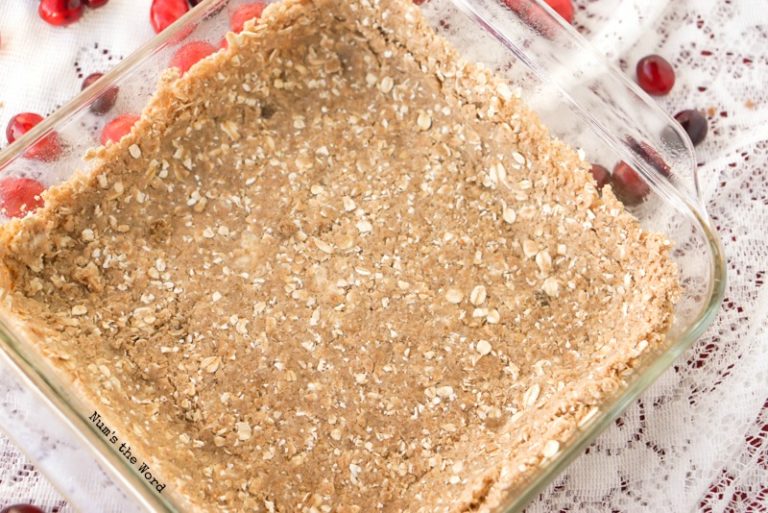 Leftover Cranberry Sauce Bars - Num's the Word