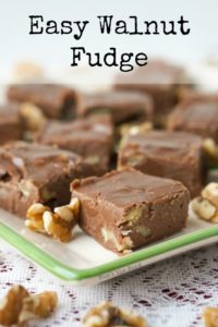 Easy Walnut Fudge - Num's the Word