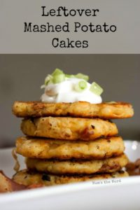 Loaded Mashed Potato Cakes - Num's the Word