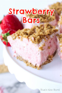 Strawberry Bars - Num's the Word