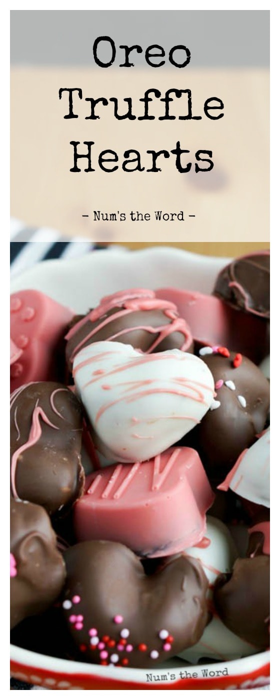 Oreo Truffle Hearts - Num's the Word