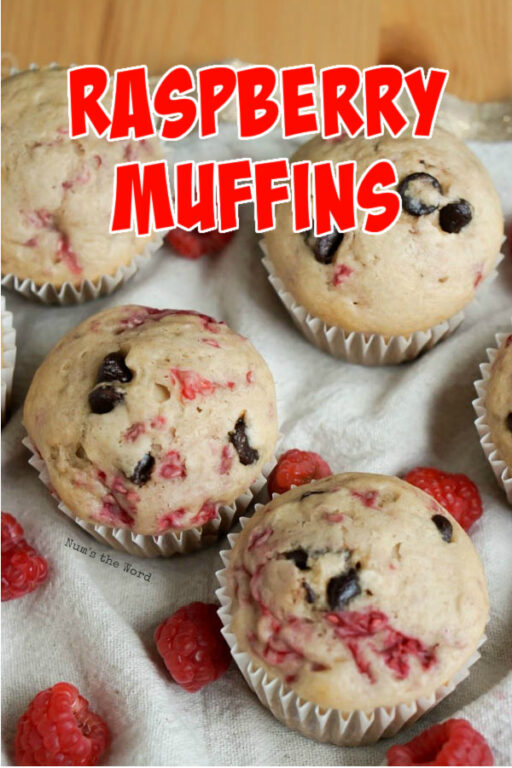 Raspberry Muffins - Num's the Word