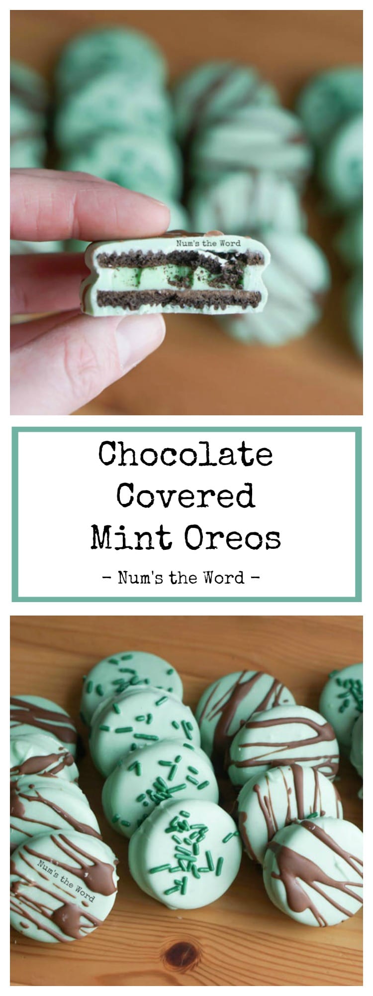 Chocolate Covered Mint Oreos - Num's the Word