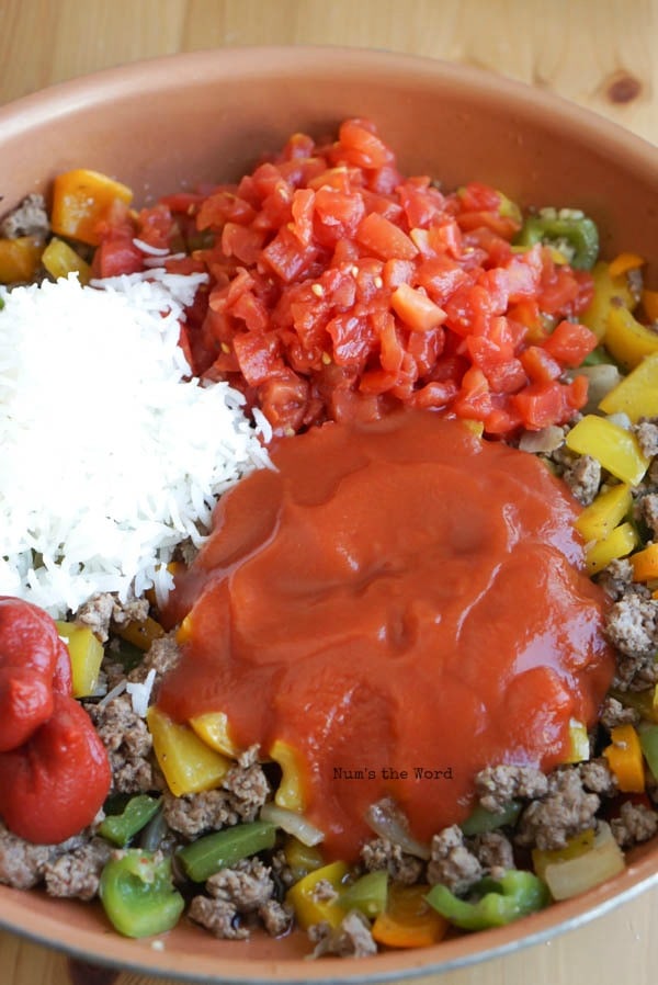 Inside Out Stuffed Pepper Casserole - Num's the Word