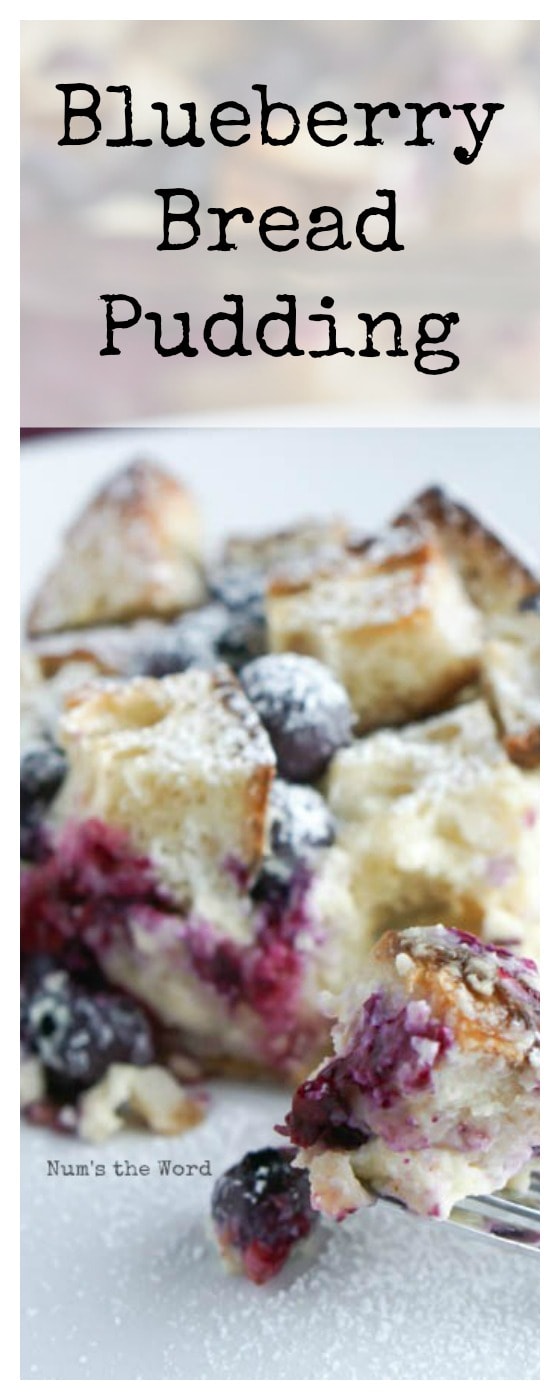 Easy Blueberry Bread Pudding Recipe - Num's the Word