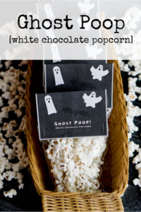 Ghost Poop - White Chocolate Popcorn - Num's the Word