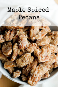 Maple Spiced Pecans - Num's the Word