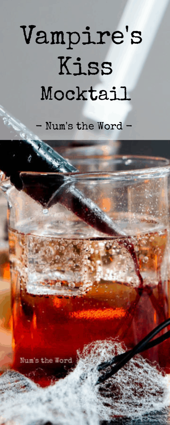 Vampire's Kiss Mocktail - Halloween Drink for Kids - Num's the Word