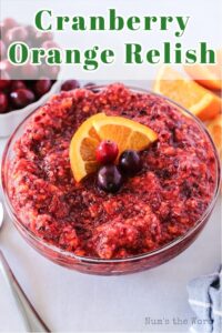 Cranberry Relish [3 Ingredients!] - Num's the Word
