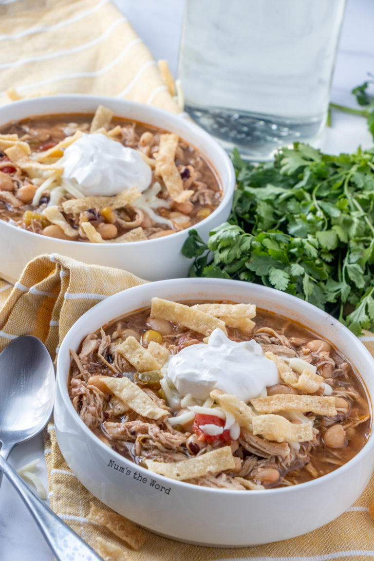 Chicken Chili {One Pot Meal} - Num's the Word