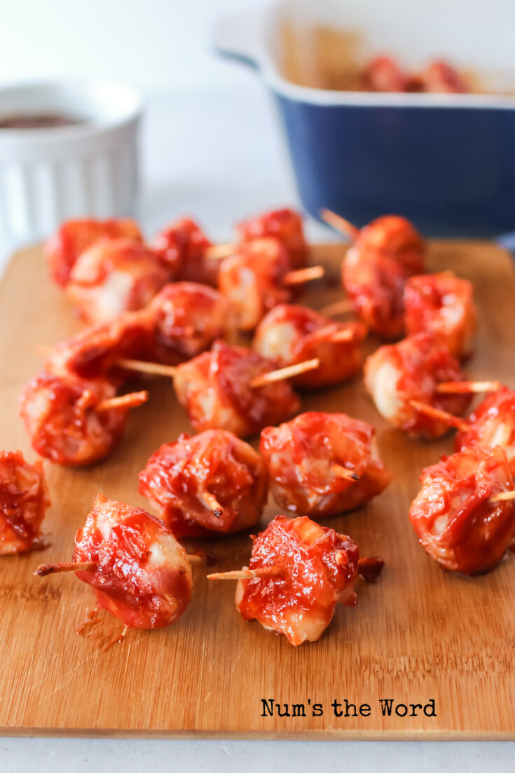 Bacon Wrapped Water Chestnuts - Num's the Word