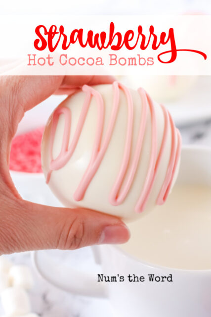 Strawberry Hot Cocoa Bombs - Num's the Word