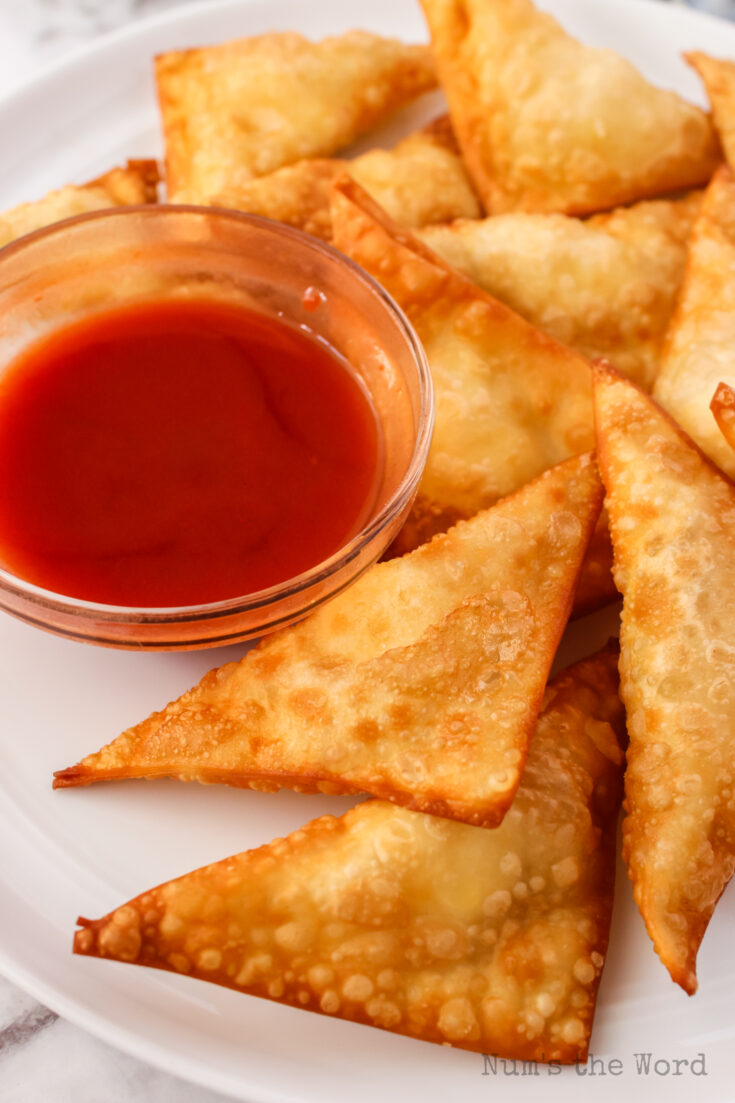 Cream Cheese Wontons - Num's the Word