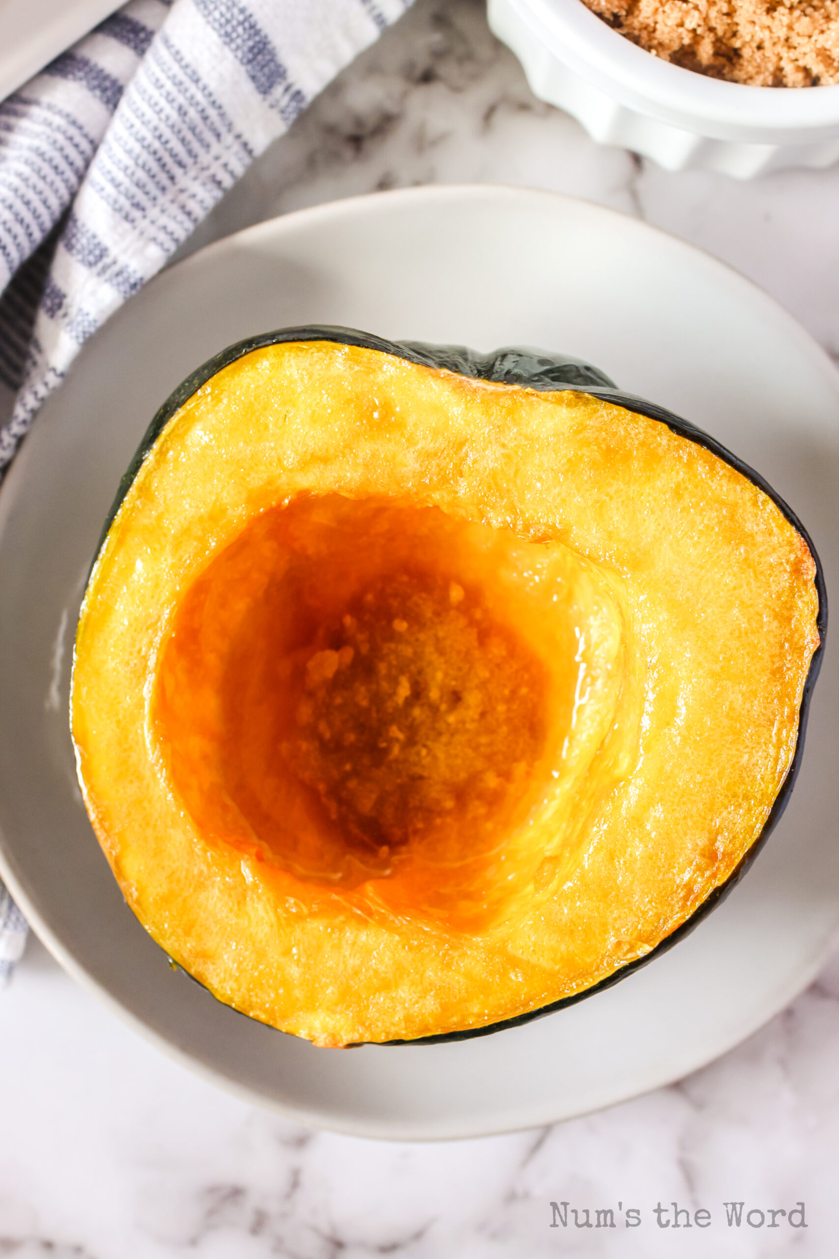Roasted Acorn Squash - Num's the Word