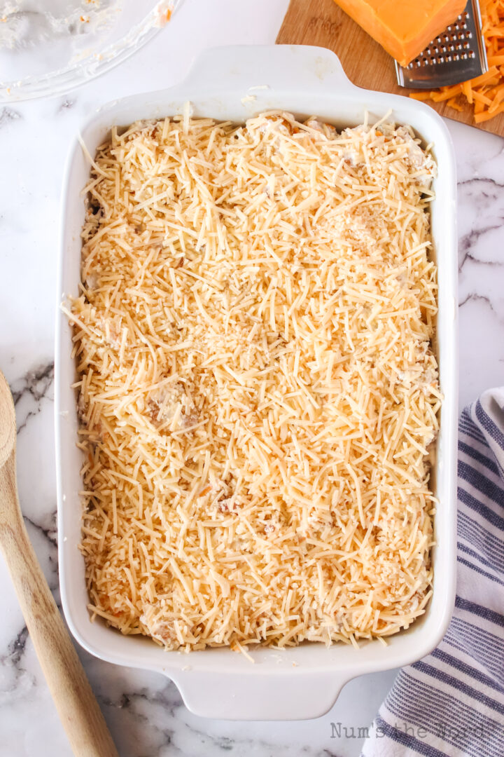 Ham & Hash Brown Breakfast Casserole - Num's the Word
