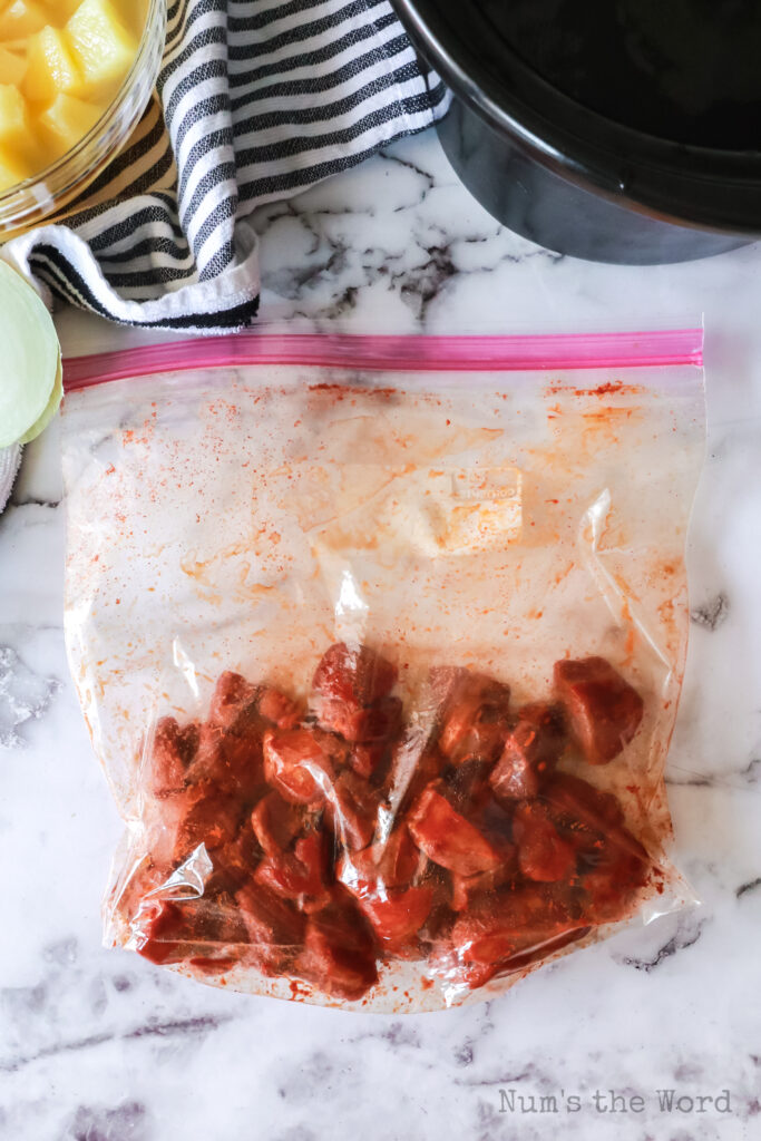 Polynesian Beef - Num's the Word