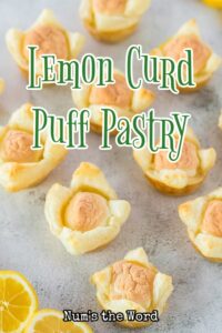 Lemon Curd Puff Pastries - Num's the Word