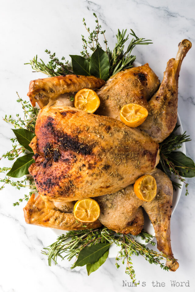 How to Cook a Spatchcocked Turkey - Num's the Word