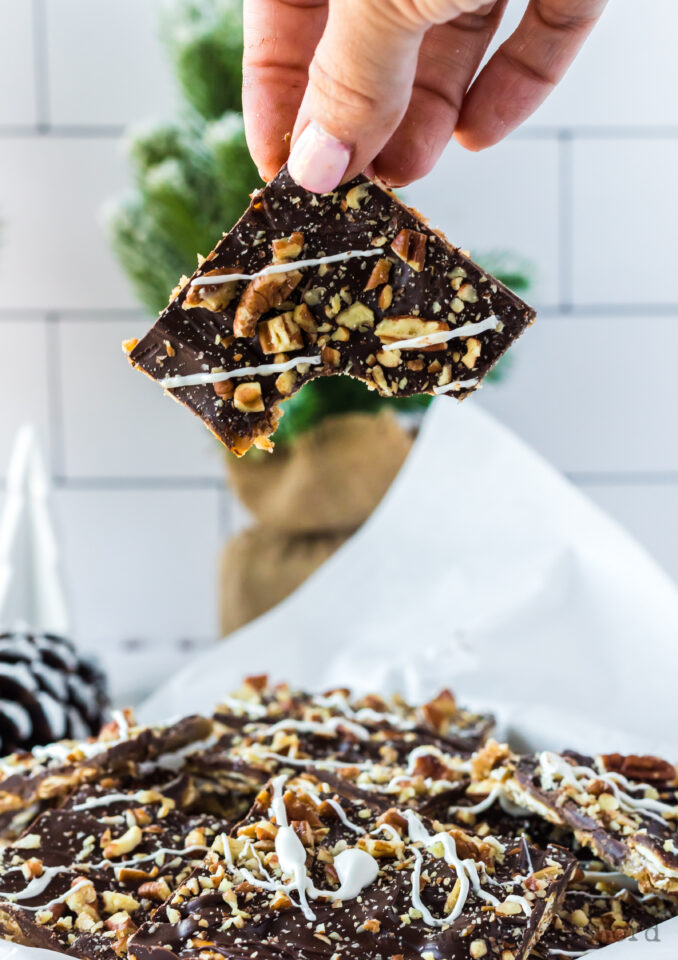 Chocolate Pecan Pretzel Crack - Num's the Word