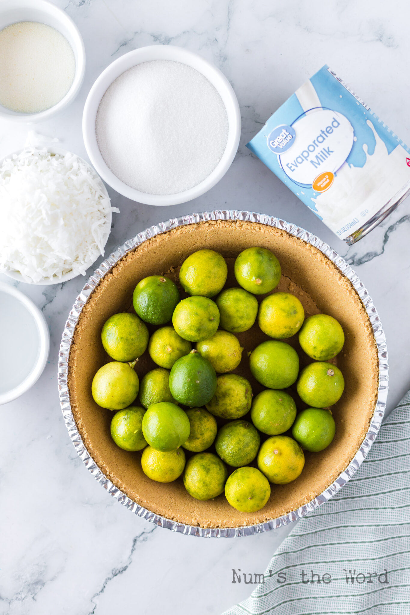 Coconut Key Lime Chiffon Pie - Num's the Word