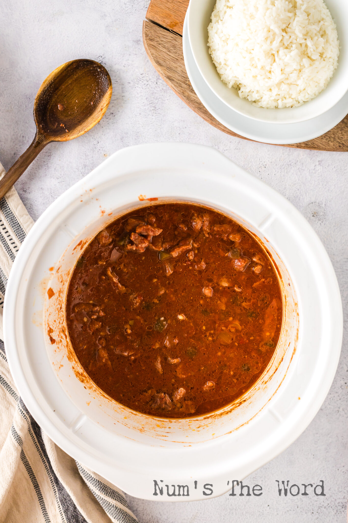 Crock Pot Salsa Beef - Num's the Word