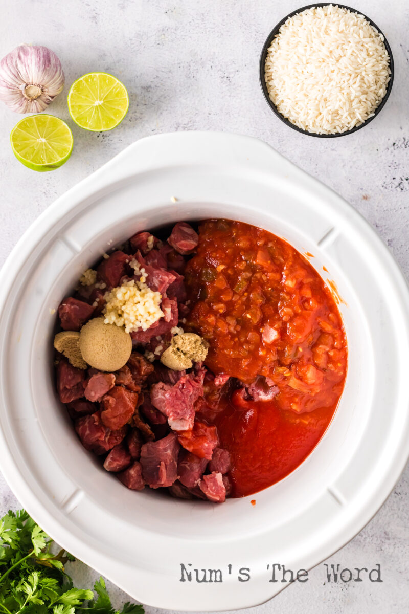 Crock Pot Salsa Beef - Num's the Word