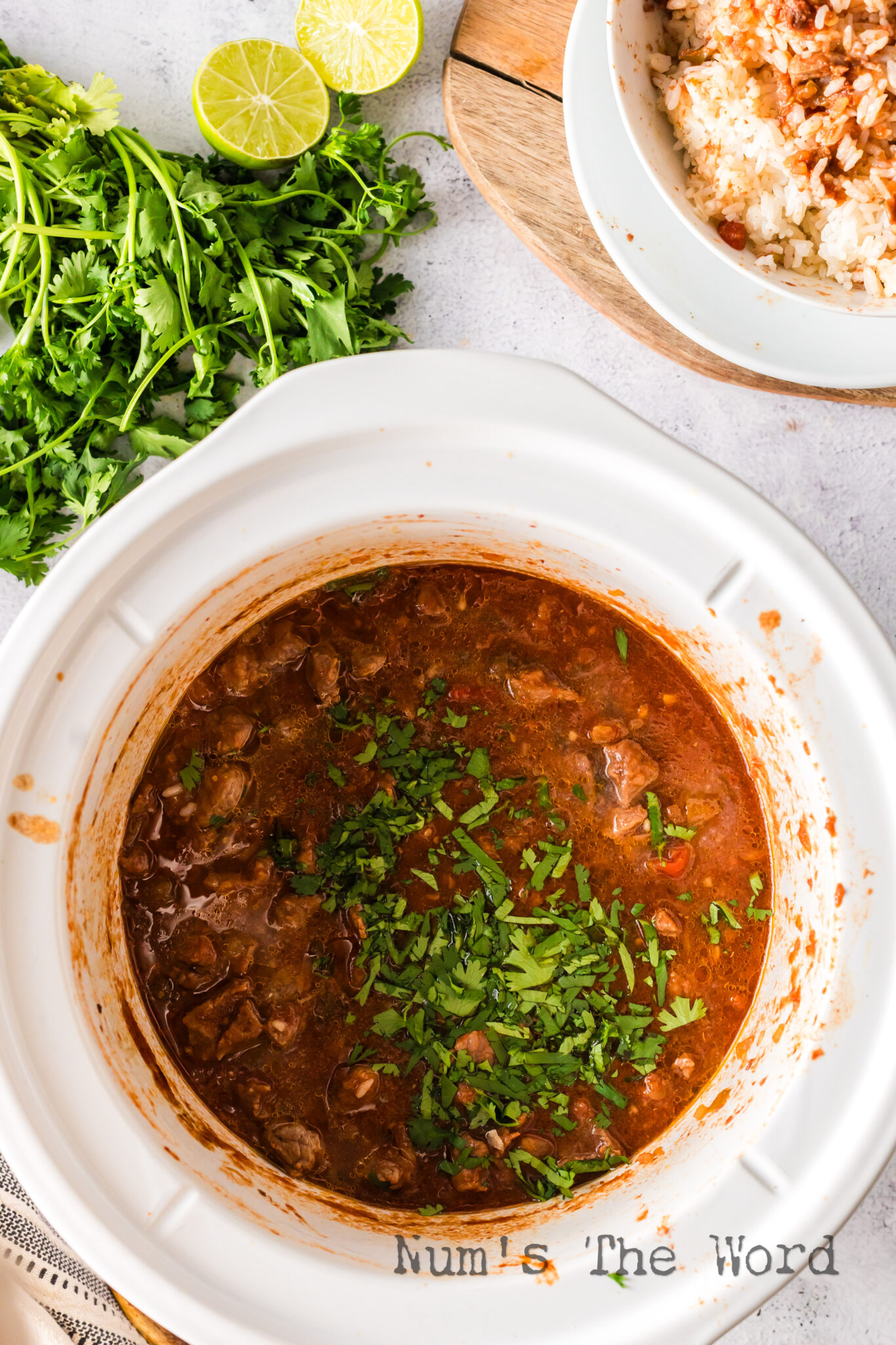 Crock Pot Salsa Beef - Num's the Word