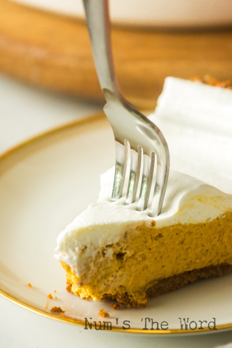 Easy No Bake Pumpkin Pie Recipe - Num's the Word